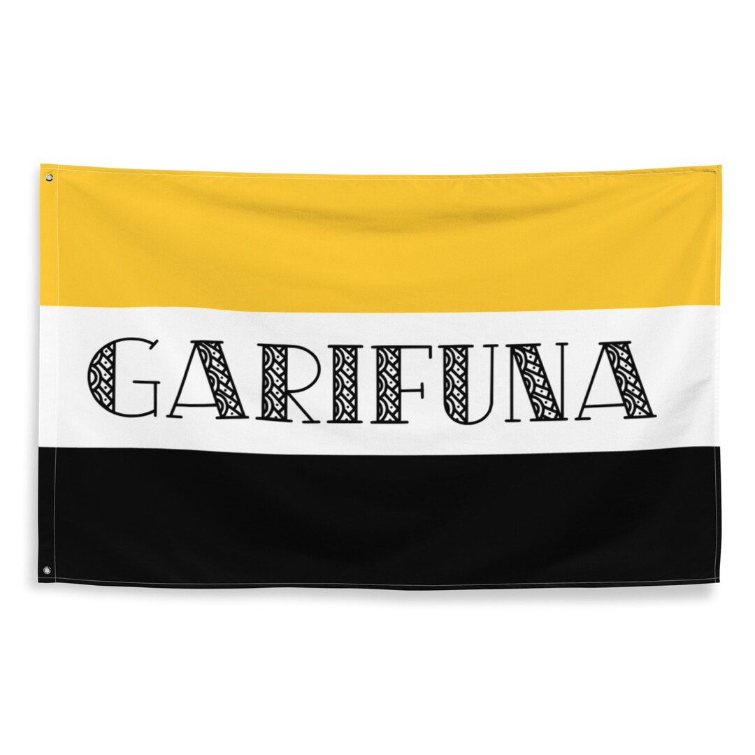 Garifuna Ethnic Flag one Side Printed Wall Flag - Etsy