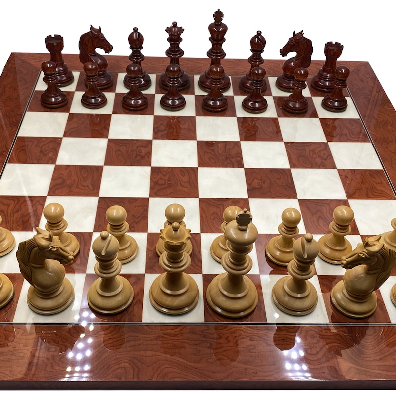Red Chess Board - Etsy