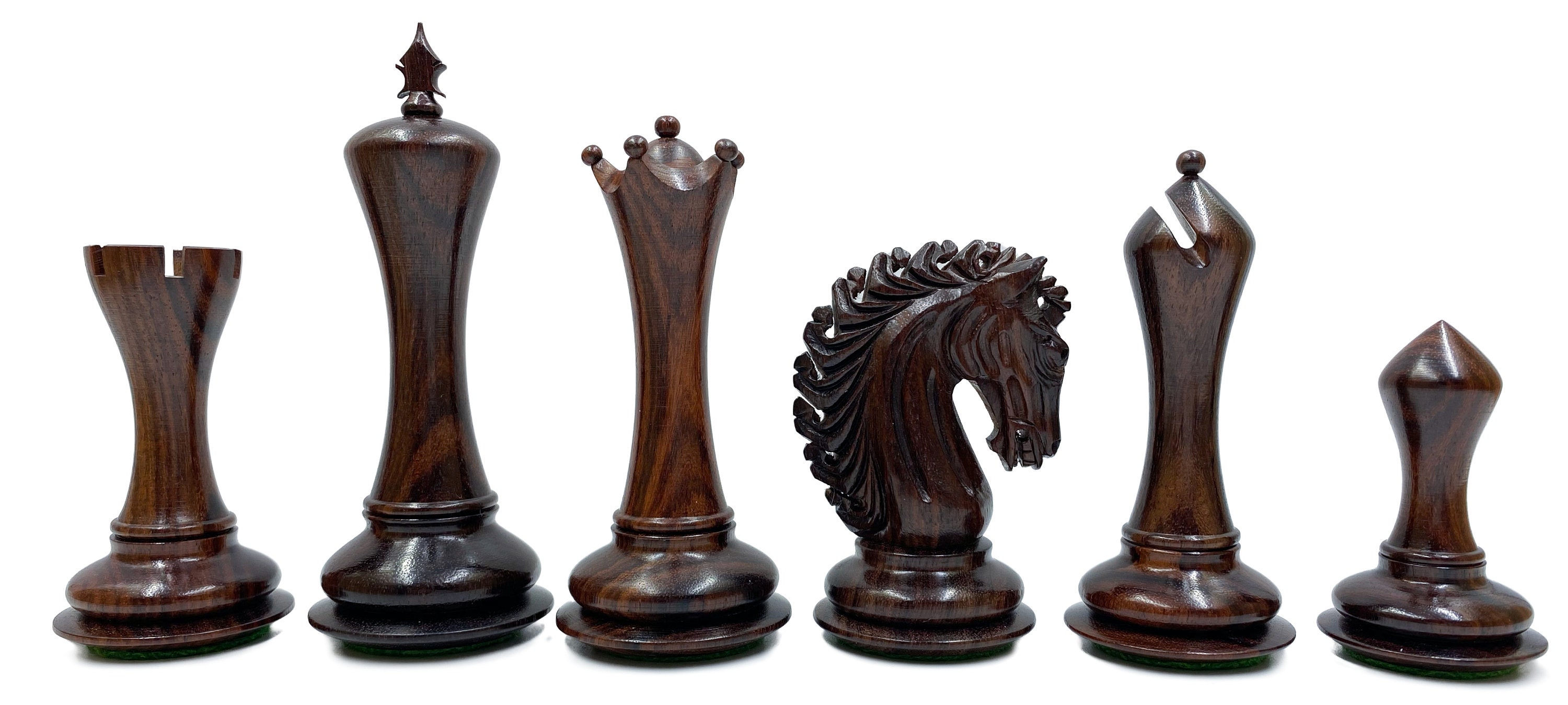 Chess Board Ferrer Brown Glossy & Empire Luxury Chess Set - Etsy