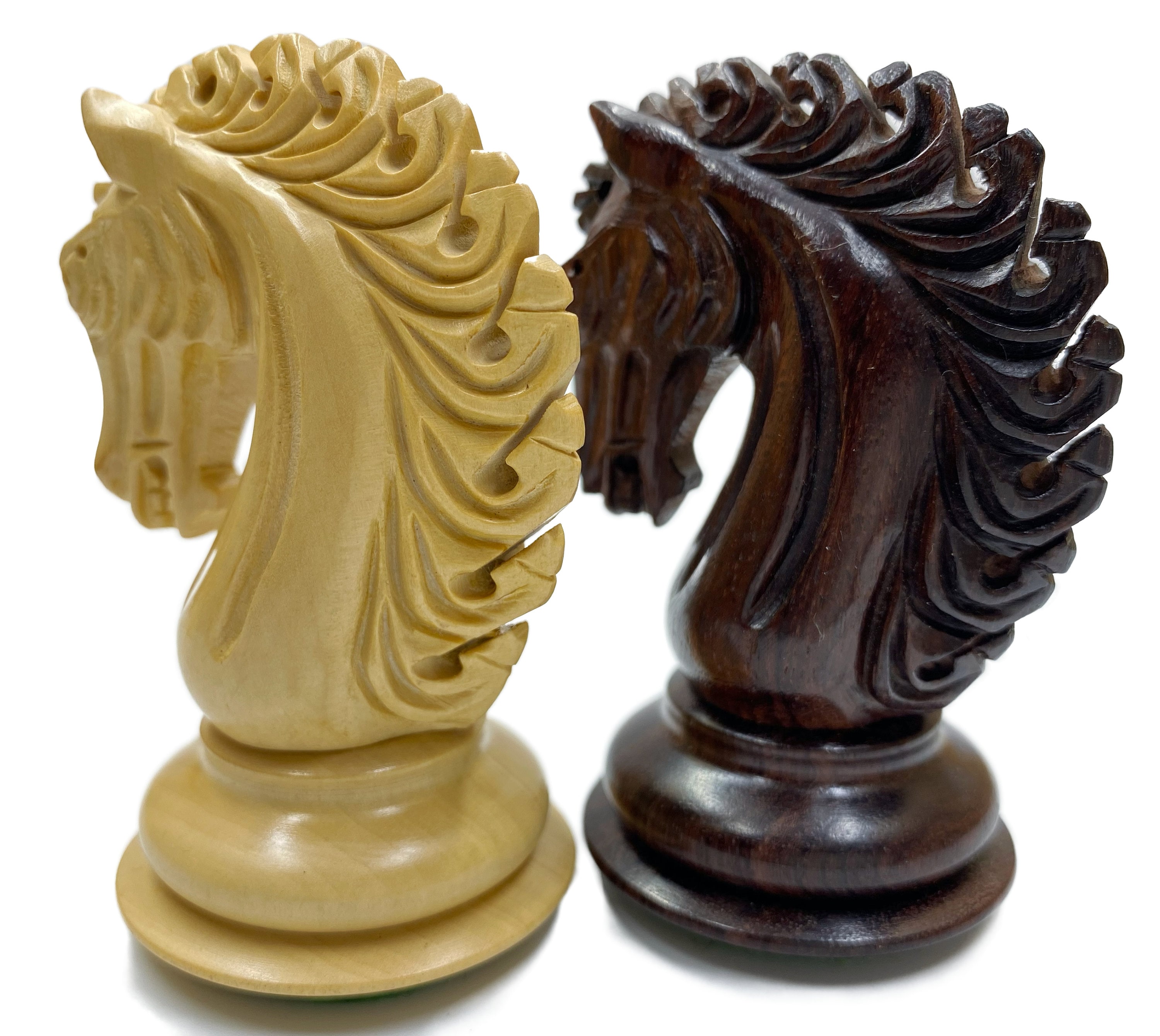 Tablero de ajedrez Ferrer marrón brillo & Empire juego de ajedrez de ...