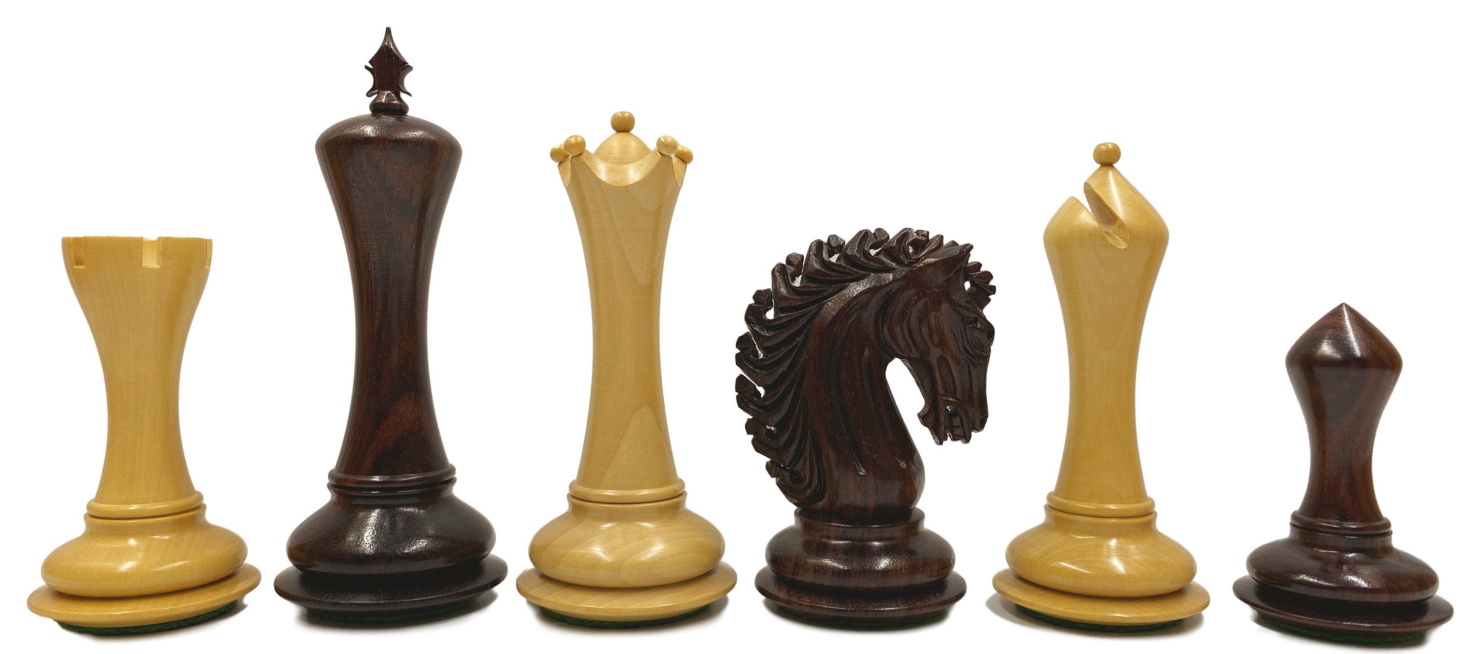 Chess Board Ferrer Brown Glossy & Empire Luxury Chess Set - Etsy
