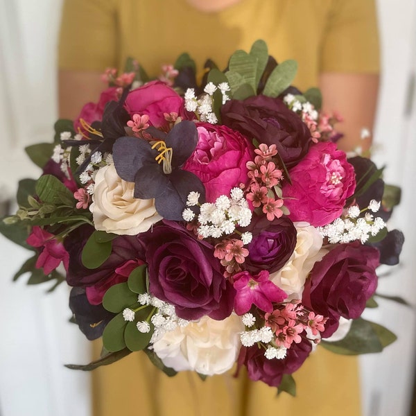 Fuchsia Bouquet - Etsy