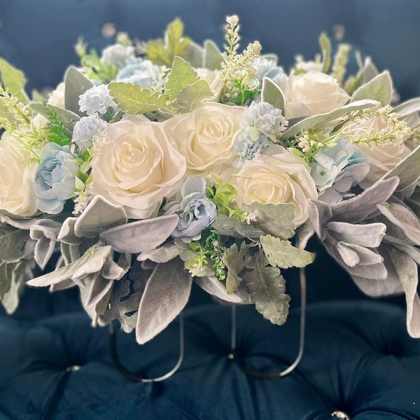 Headstone Saddle Arrangement - Etsy