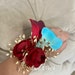 Luxury Gold Turquoise Red Wedding Bouquet Glamorous Gold - Etsy