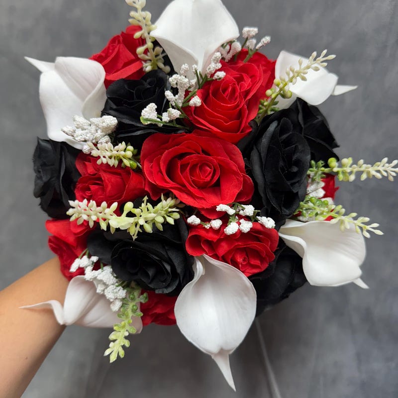 Red Prom Bouquet - Etsy