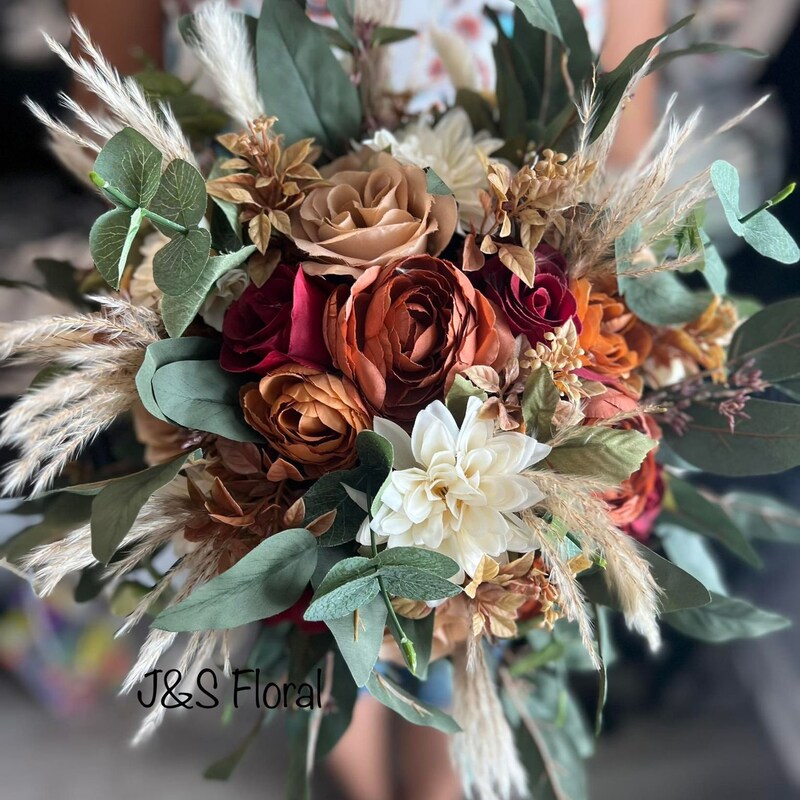 Fall Bride Bouquet - Etsy