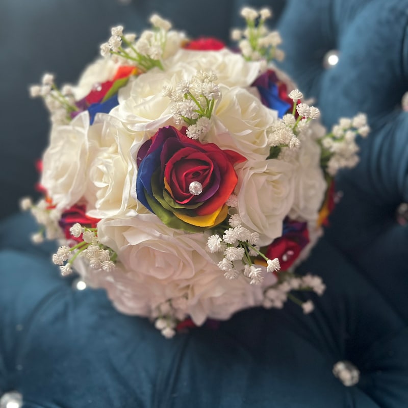 Rainbow Bouquet - Etsy