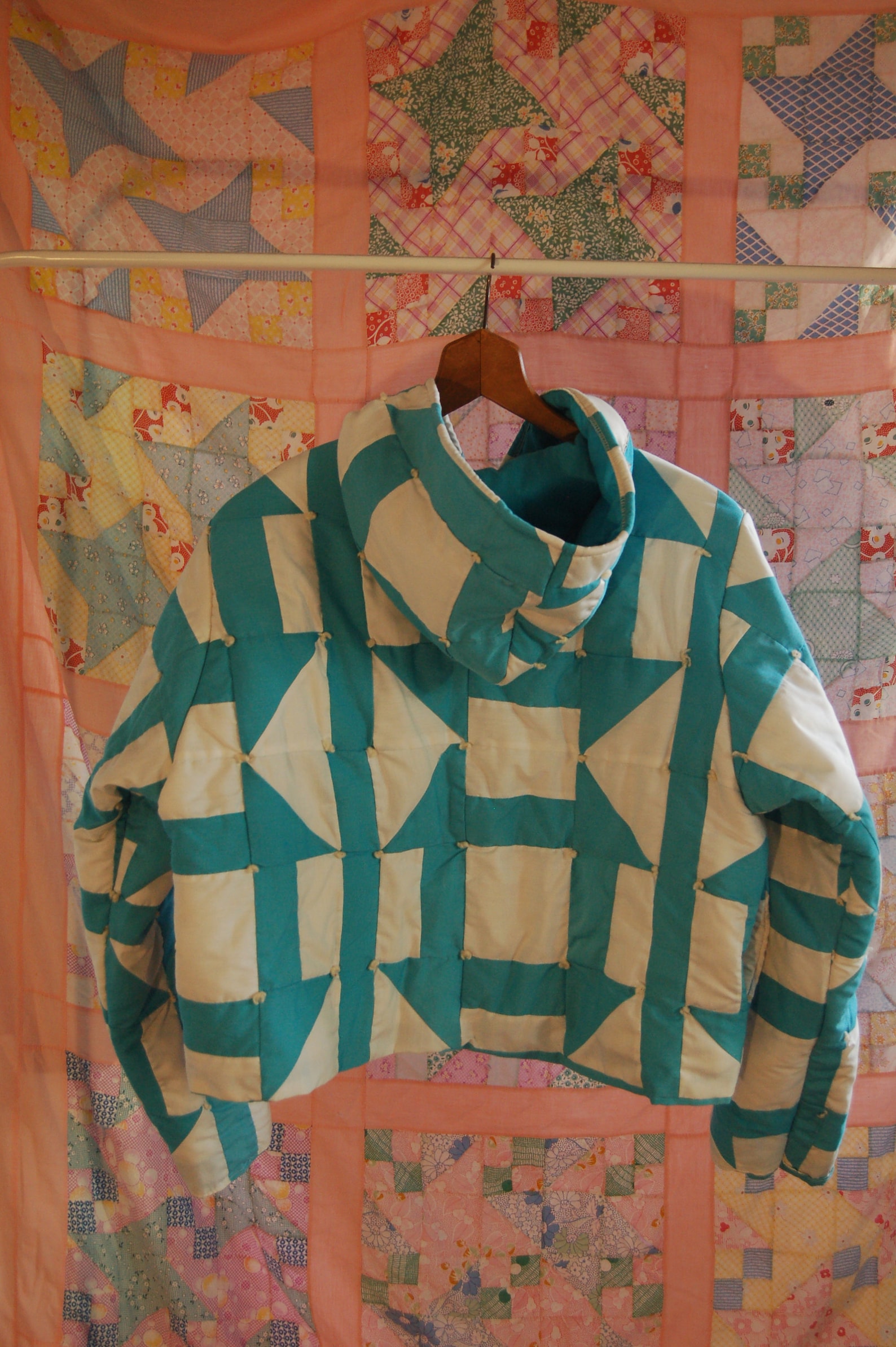 Quilt Hoodie - Send Your Quilt to Me, Quilt Hoodie Made From a Quilt ...