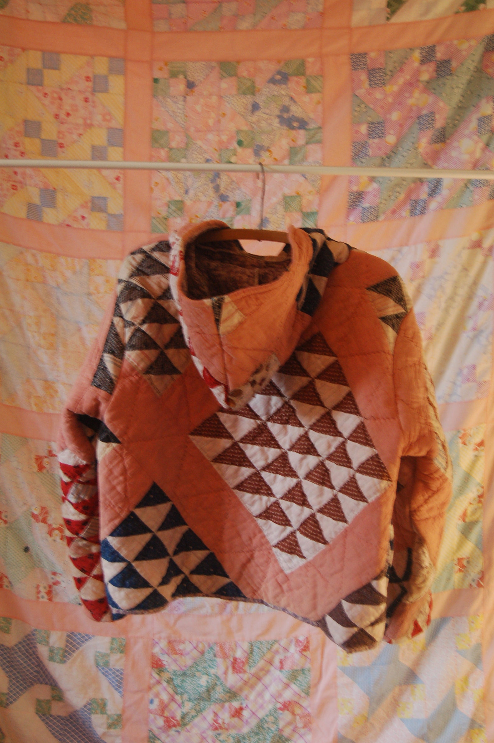 Quilt Hoodie - Send Your Quilt to Me, Quilt Hoodie Made From a Quilt ...