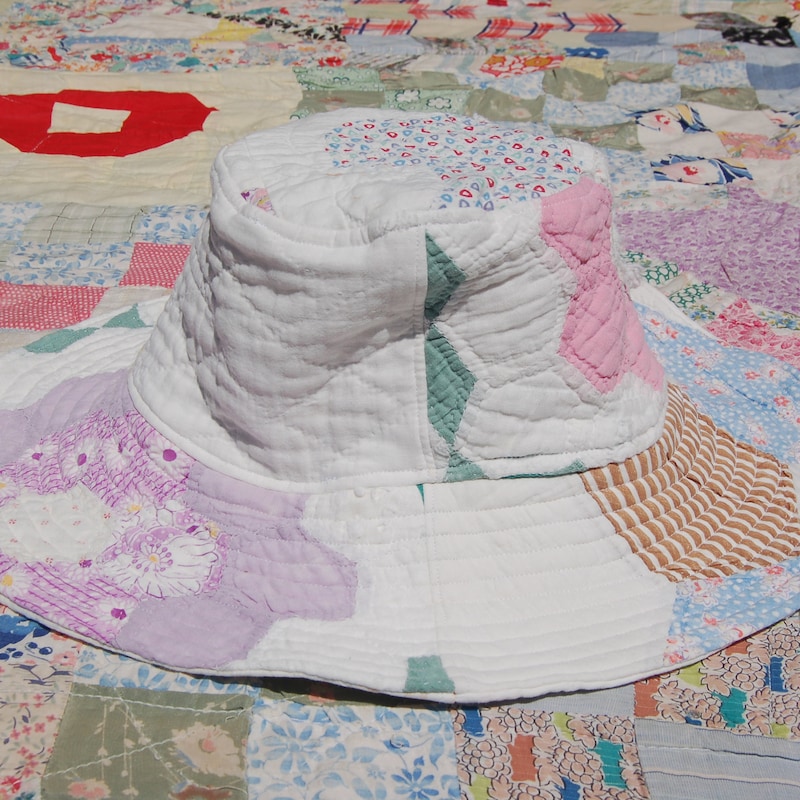 Patchwork Bucket Hat - Etsy