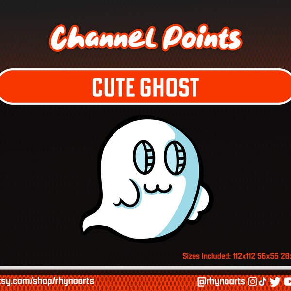 Twitch Channel Points Icon Ghost - Etsy