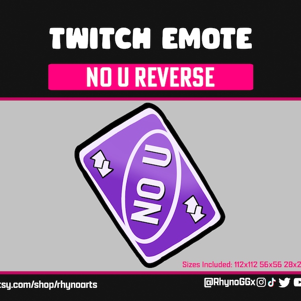 Uno Reverse Card Emote Animated - Etsy Singapore