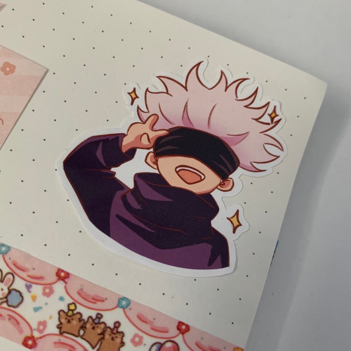 JJK Gojo Satoru cute anime sticker | Etsy