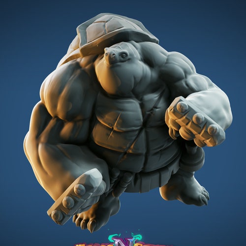 TORTLE BARBARIAN Dungeons and Dragons D&D RPG Miniature Mini - Etsy