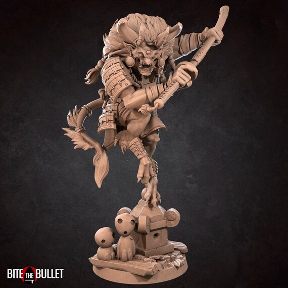 Oni Samurai Miniature High Quality 28mm 32mm Tabletop RPG 3D - Etsy