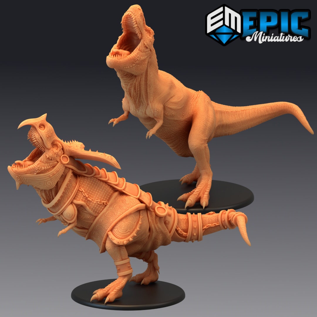T-rex Miniature High Quality Tabletop RPG 3D Printed Great - Etsy