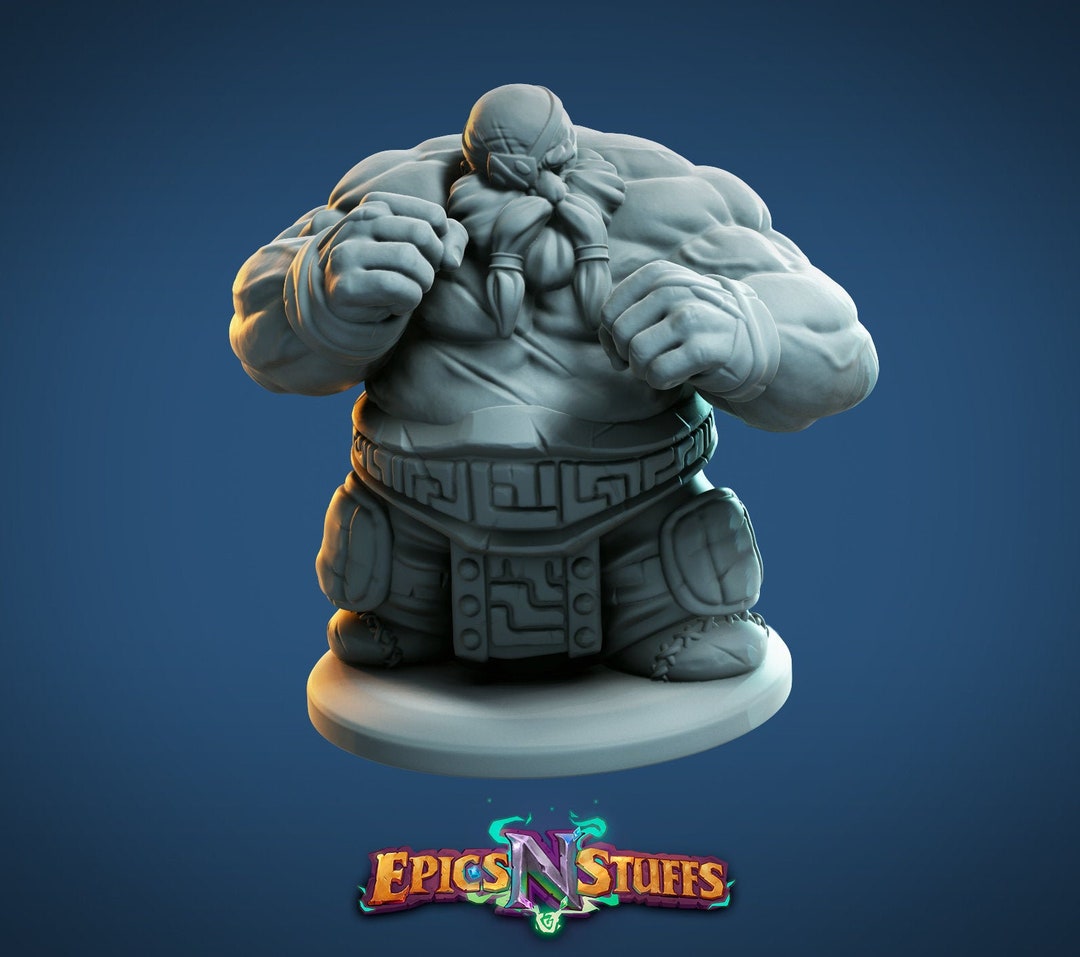 Dwarf Brawler Miniature High Quality Tabletop RPG 3D Printed - Etsy