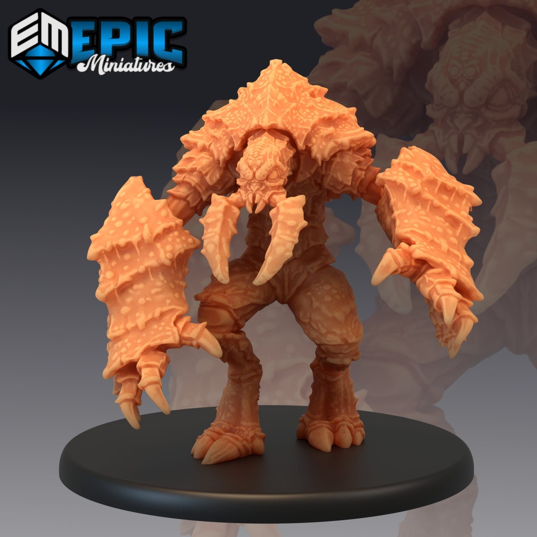 Umber Hulk Miniature High Quality Tabletop RPG 3D Printed - Etsy