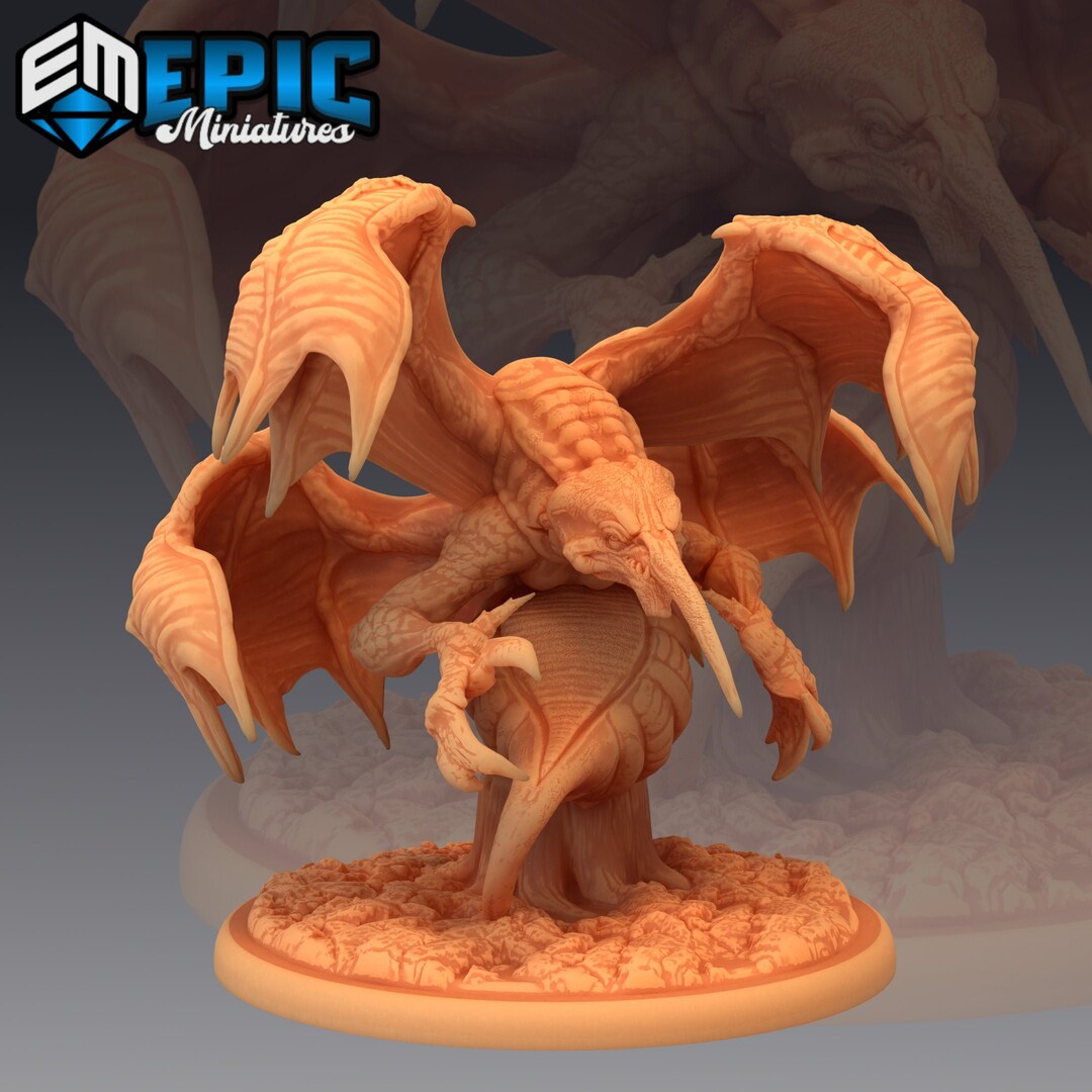 Mosquito Bat Queen Miniature High Quality 28mm 32mm Tabletop - Etsy