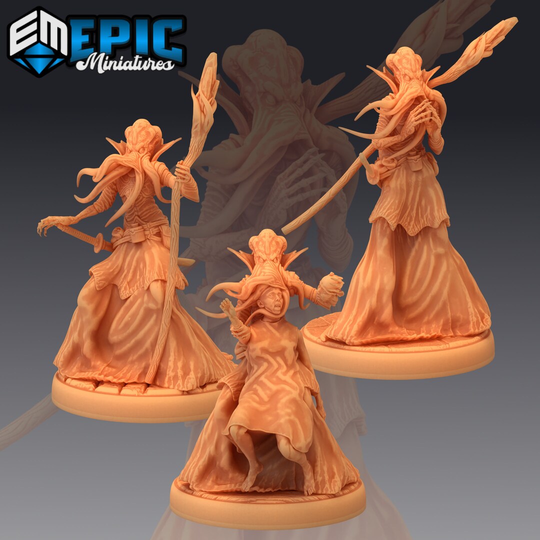 Mind Eater Miniature, High Quality Tabletop RPG 3D Printed dungeons and ...