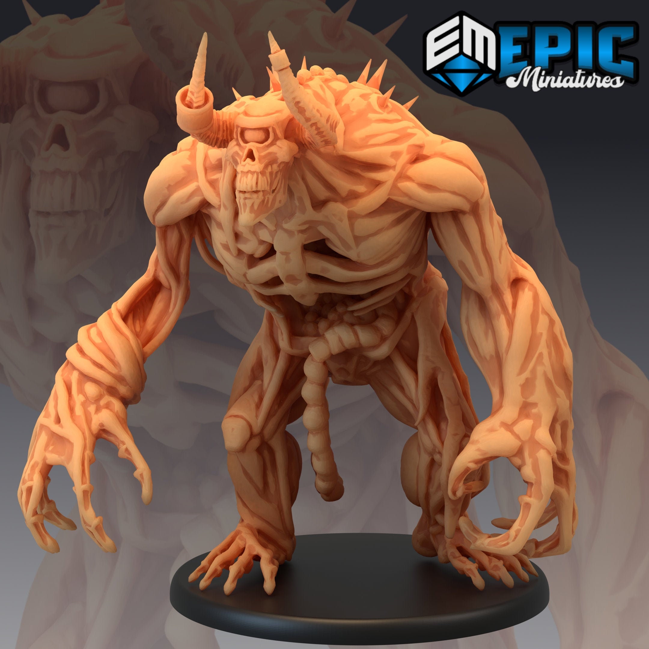 Undead Cyclops Miniature, RPG de mesa de alta calidad impreso en 3D ...