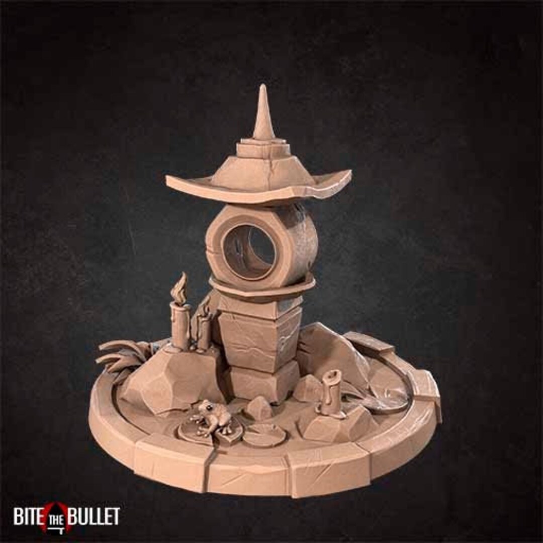 Wisp Fountain Scatter Terrain, High Quality Tabletop RPG 3D Printed ...