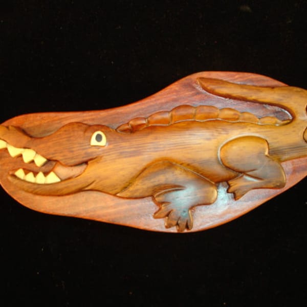 Alligator Planter - Etsy