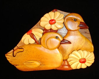 Duck Wood Intarsia - Etsy
