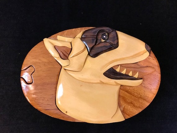 Beautifully hand crafted 3 dimensional Intarsia Wood Art BULL | Etsy