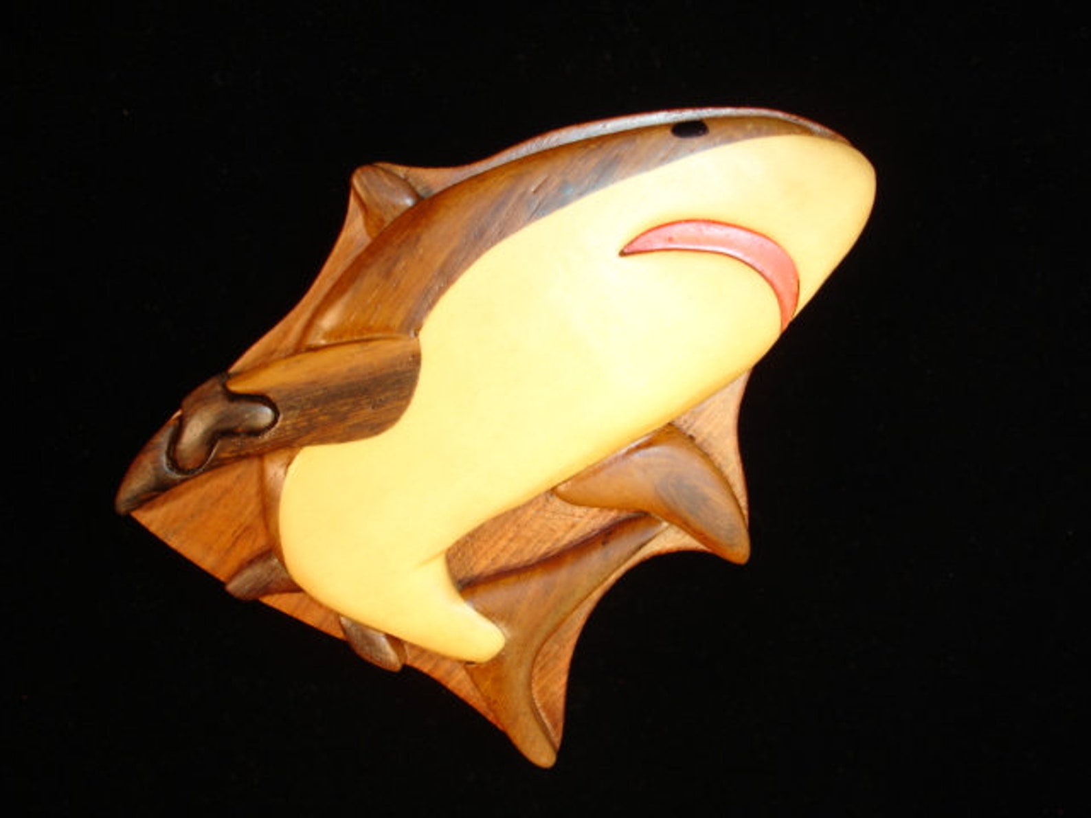 Beautifully Hand Crafted 3 Dimensional Intarsia Wood Art SHARK - Etsy