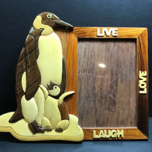 Wood Penguin - Etsy