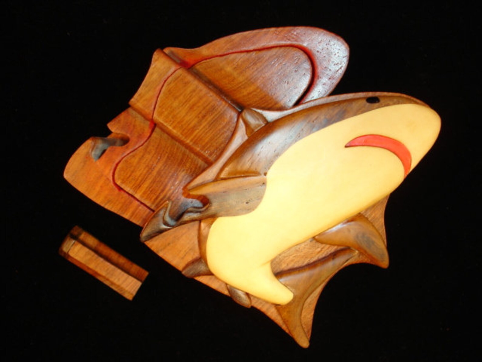 Beautifully Hand Crafted 3 Dimensional Intarsia Wood Art SHARK - Etsy