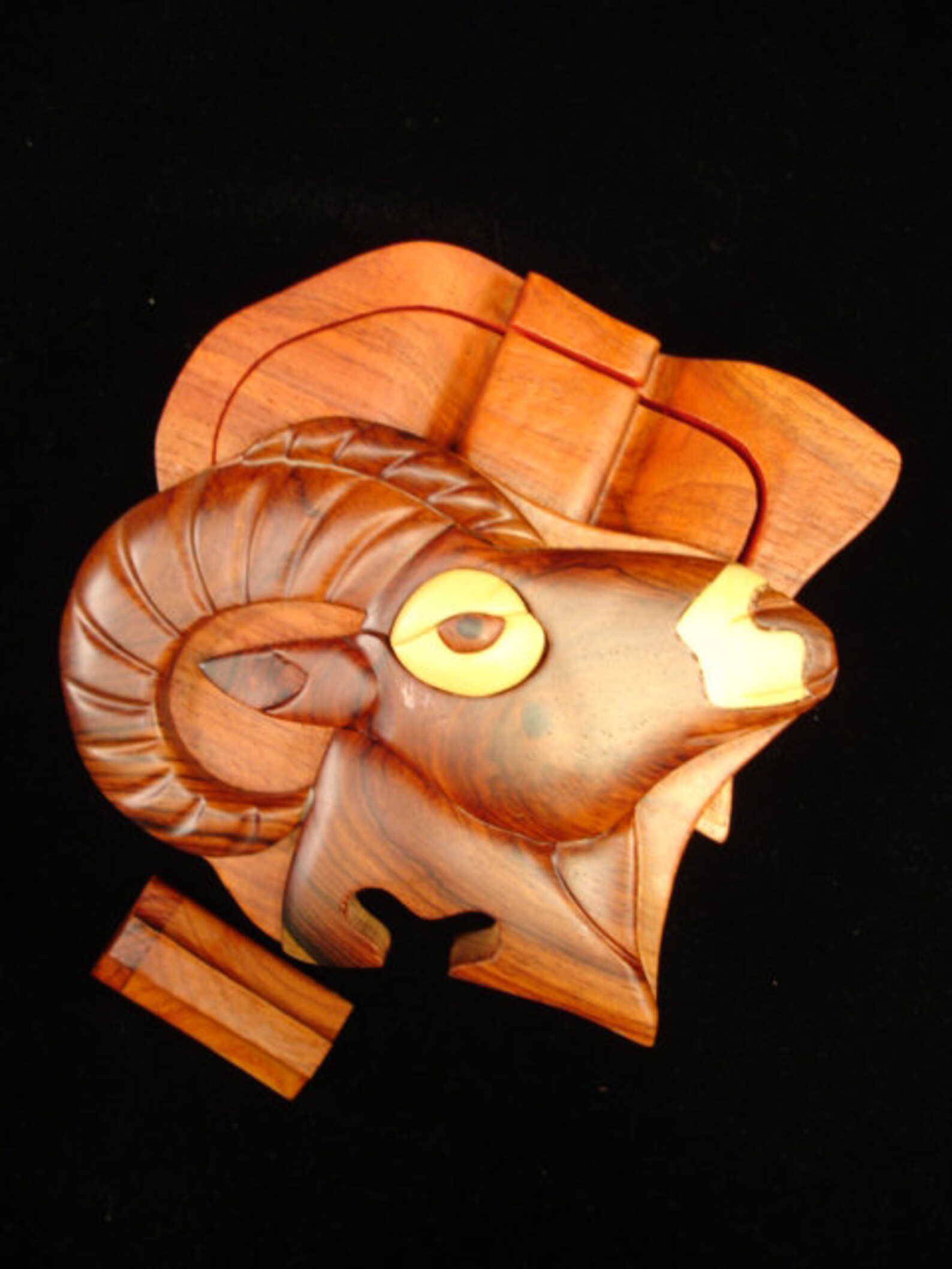 Beautifully hand crafted 3 dimensional Intarsia Wood Art GOAT | Etsy