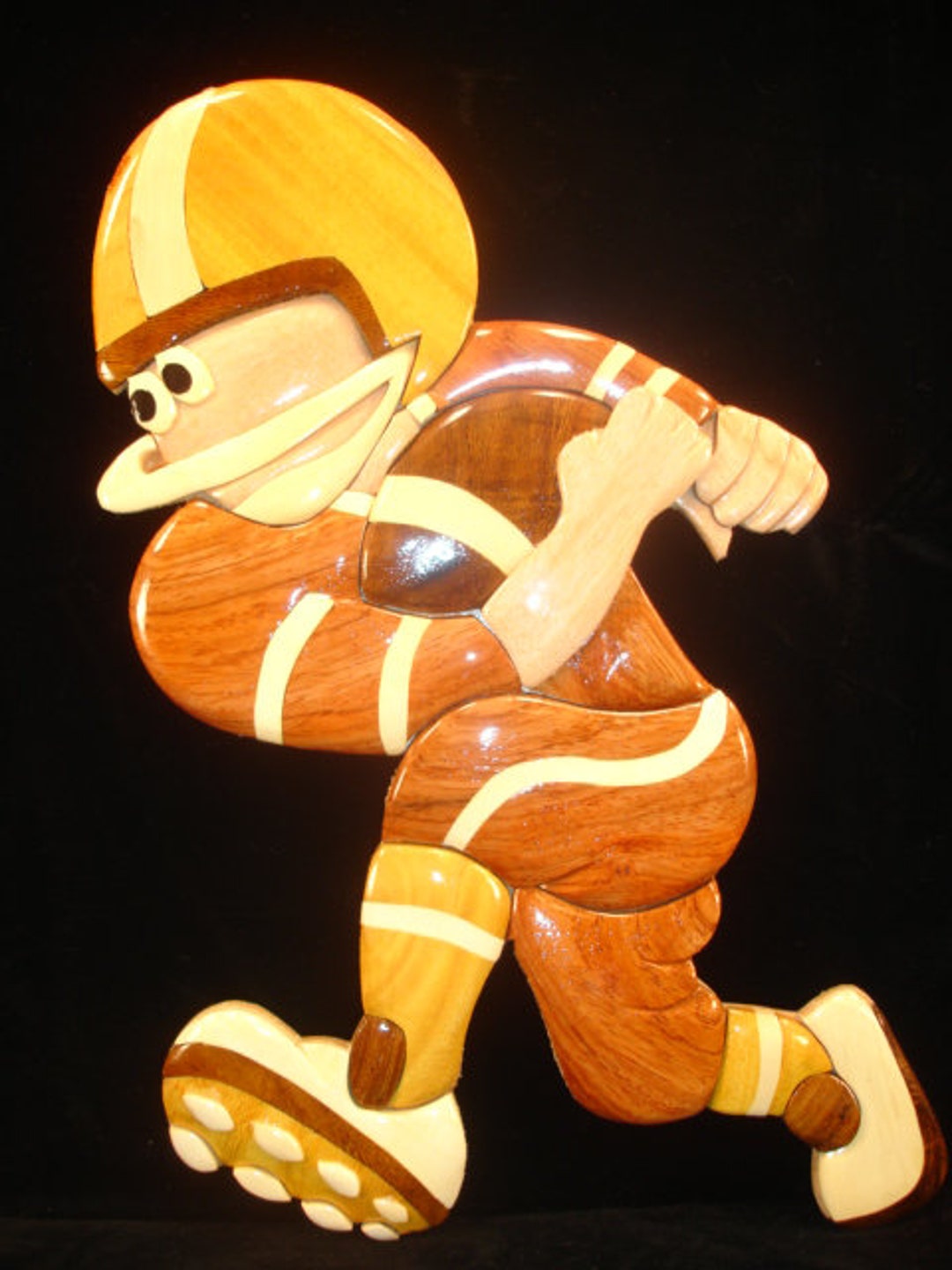 Beautifully Hand Crafted 3 Dimensional Intarsia Wood Art AMERICAN ...