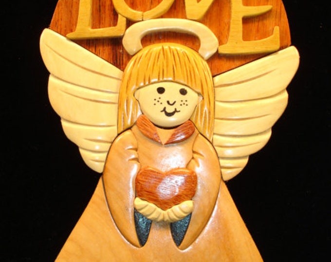 Intarsia Angel - Etsy