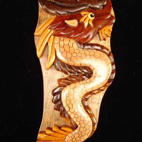 Dragon Wood Puzzle Box - Etsy