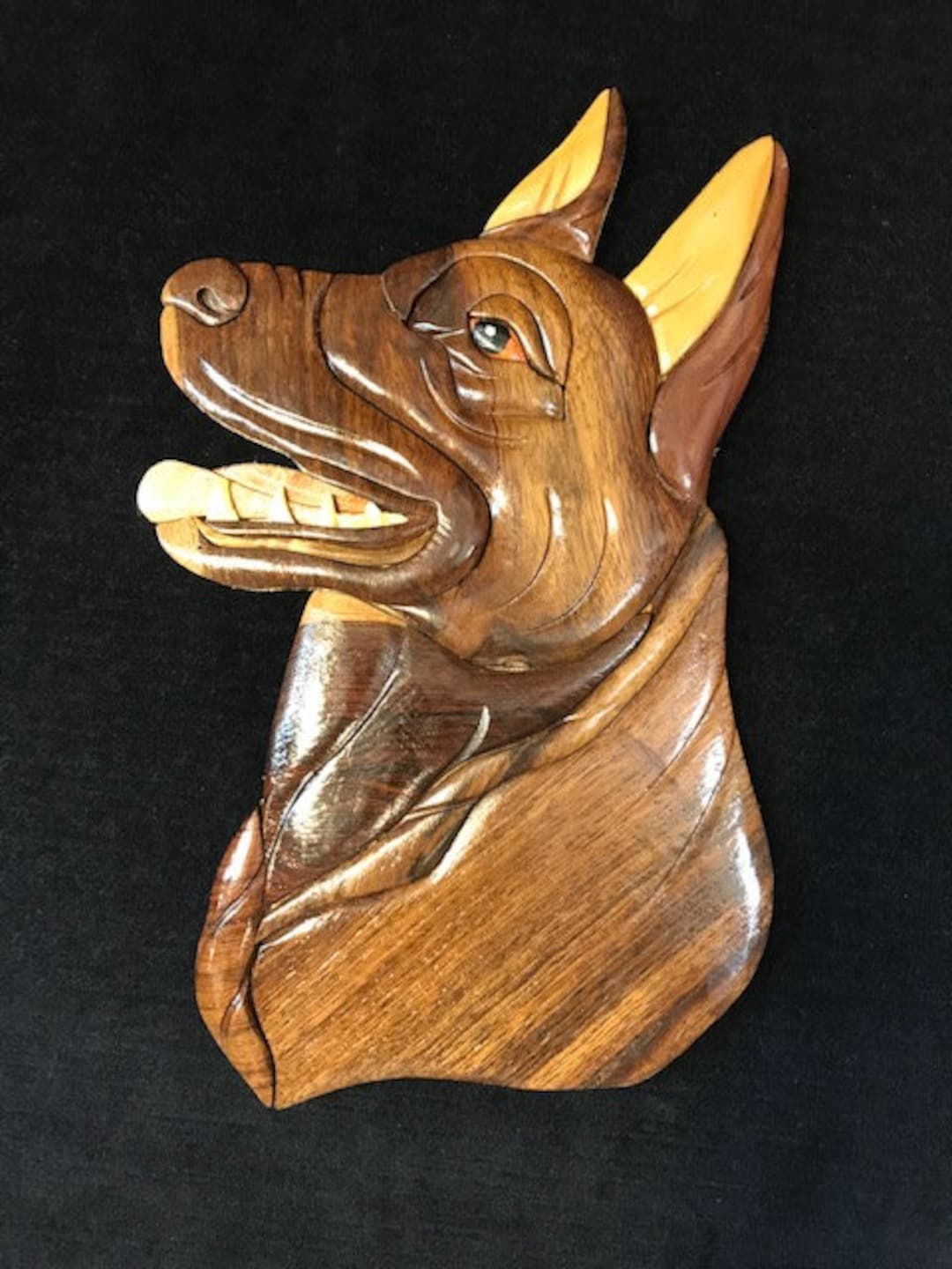 Beautifully Hand Crafted 3 Dimensional Intarsia Wood Art GERMAN ...