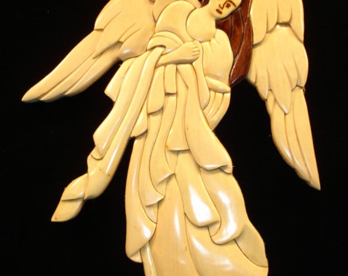 Intarsia Angel - Etsy