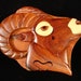 Beautifully Hand Crafted 3 Dimensional Intarsia Wood Art GOAT Puzzle ...