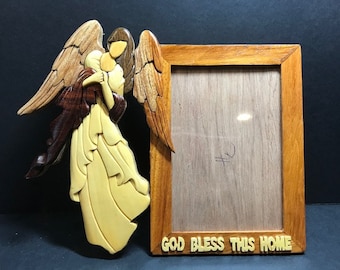 Intarsia Angel | Etsy