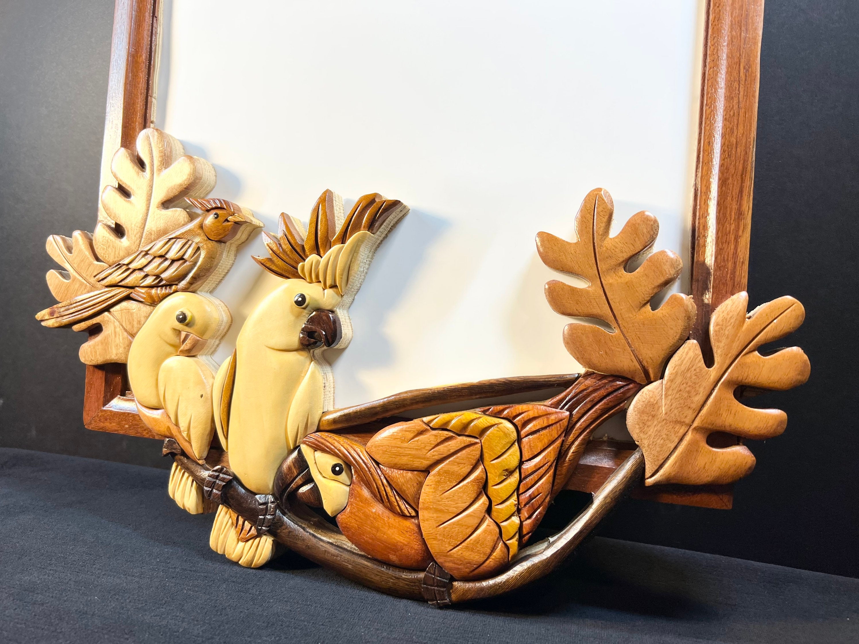 Home & Living Beautifully hand crafted 3 dimensional Intarsia Wood Art ...