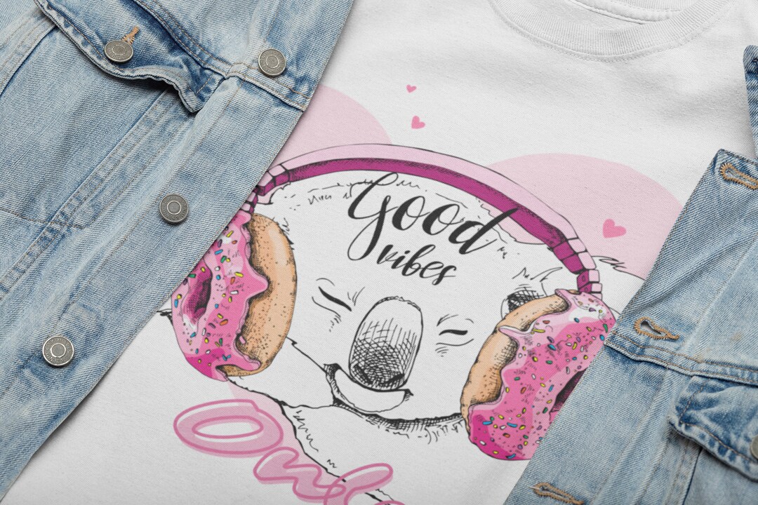 Good Vibes Only T-shirt, Koala Bear Graphic, Positive Gift - Etsy