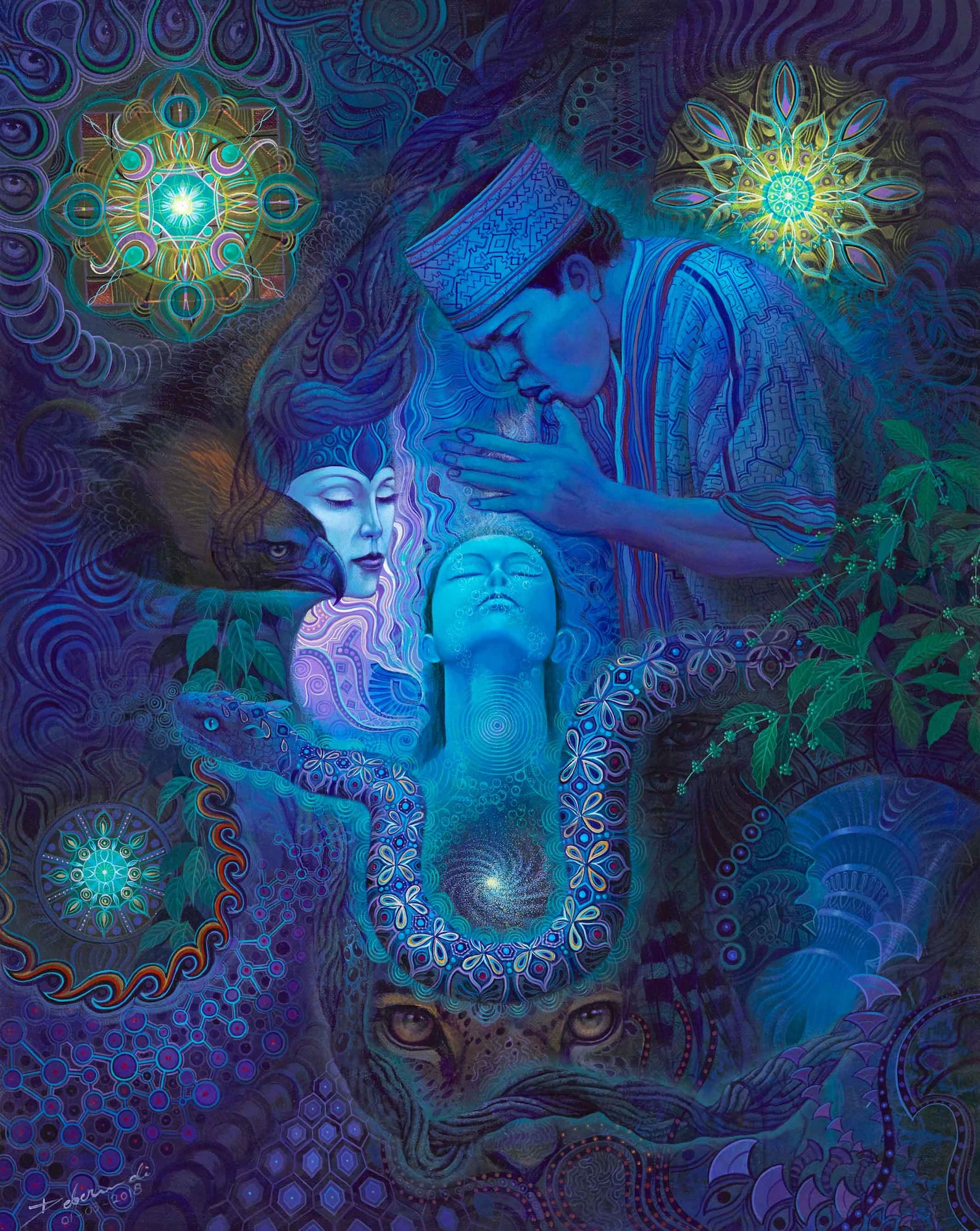 Visionary Art Canvas Print Artwork Art Print Psychedelic Art Wall Art ...