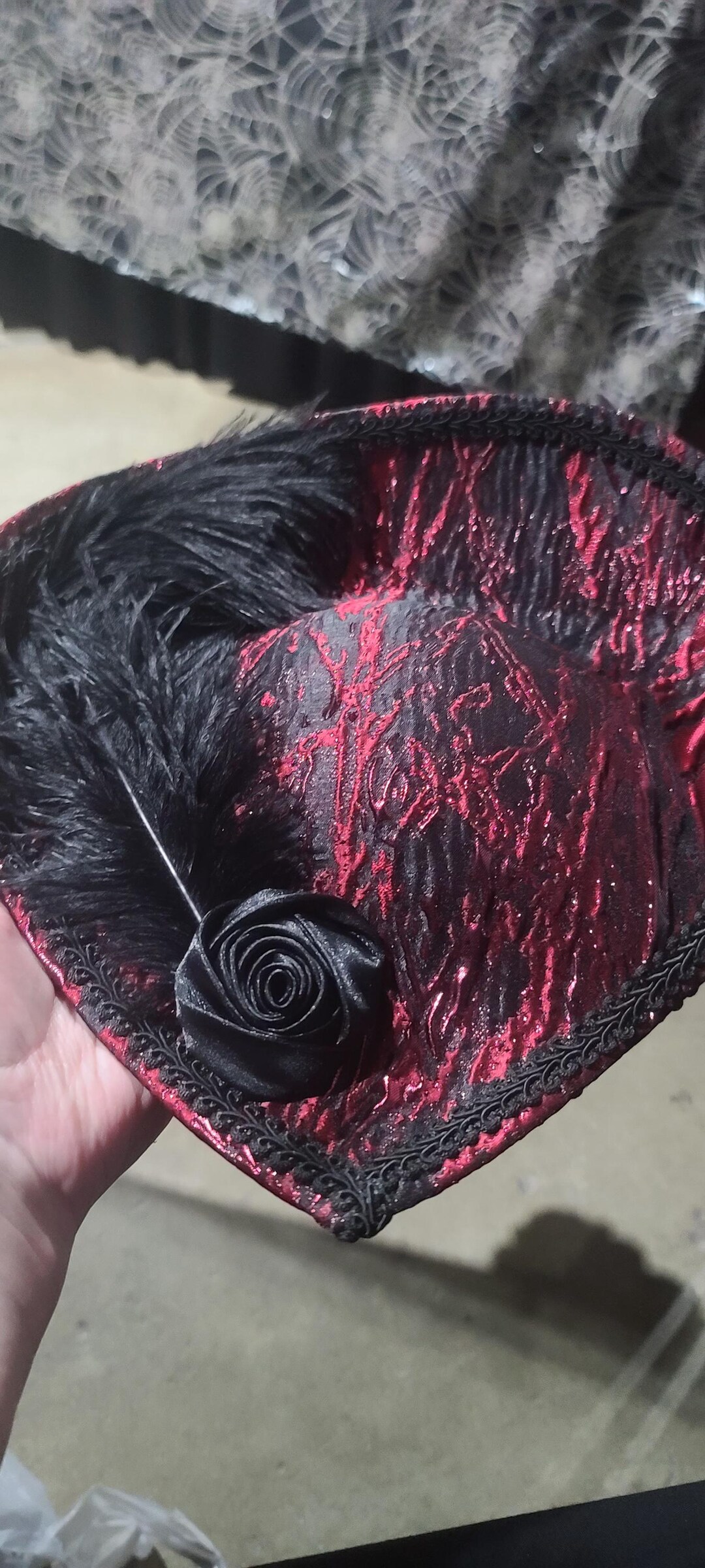 Halloween Costume Hat, Gothic Hat, Goth Hat, Gothic Fascinator, Blood ...