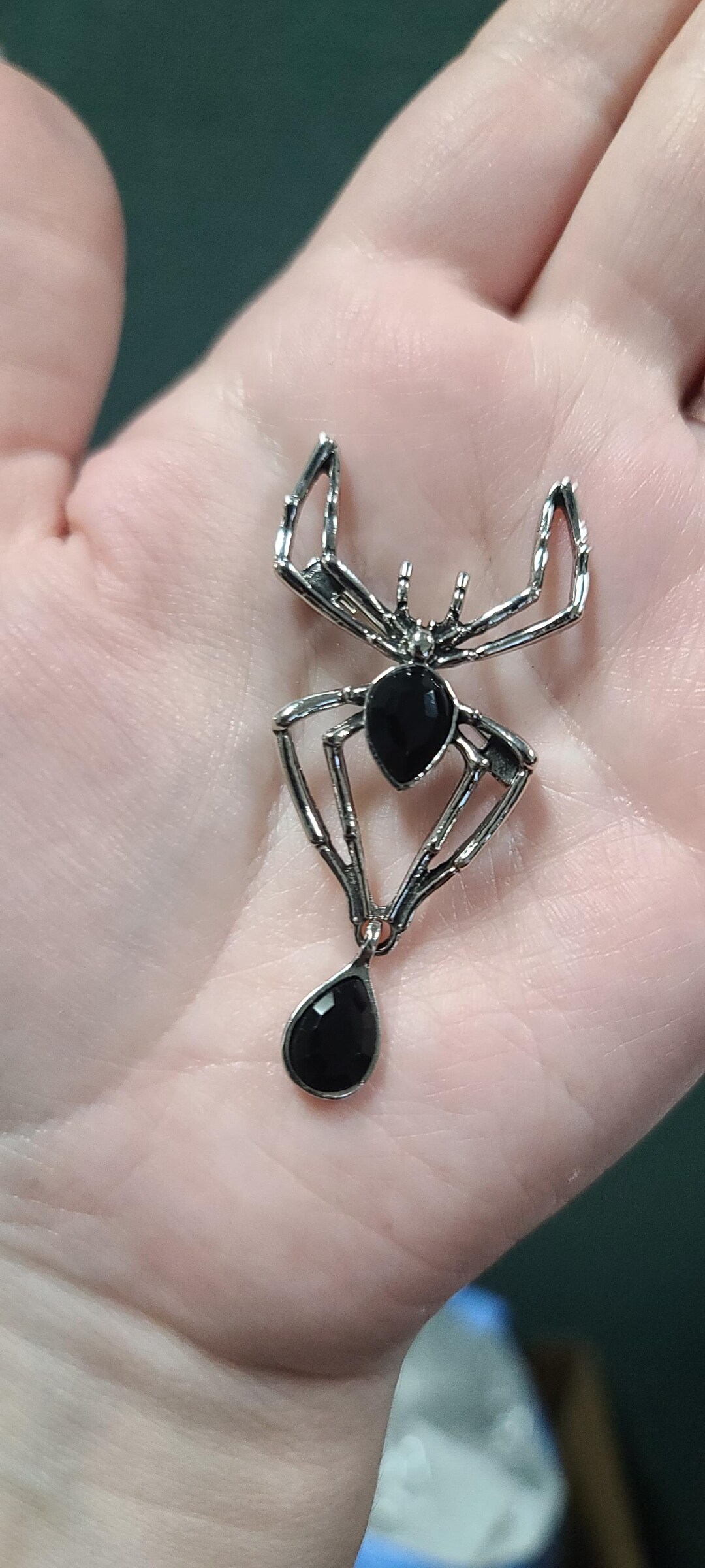 Spider Pin, Spider Brooch, Halloween Brooch, Halloween Pin - Etsy