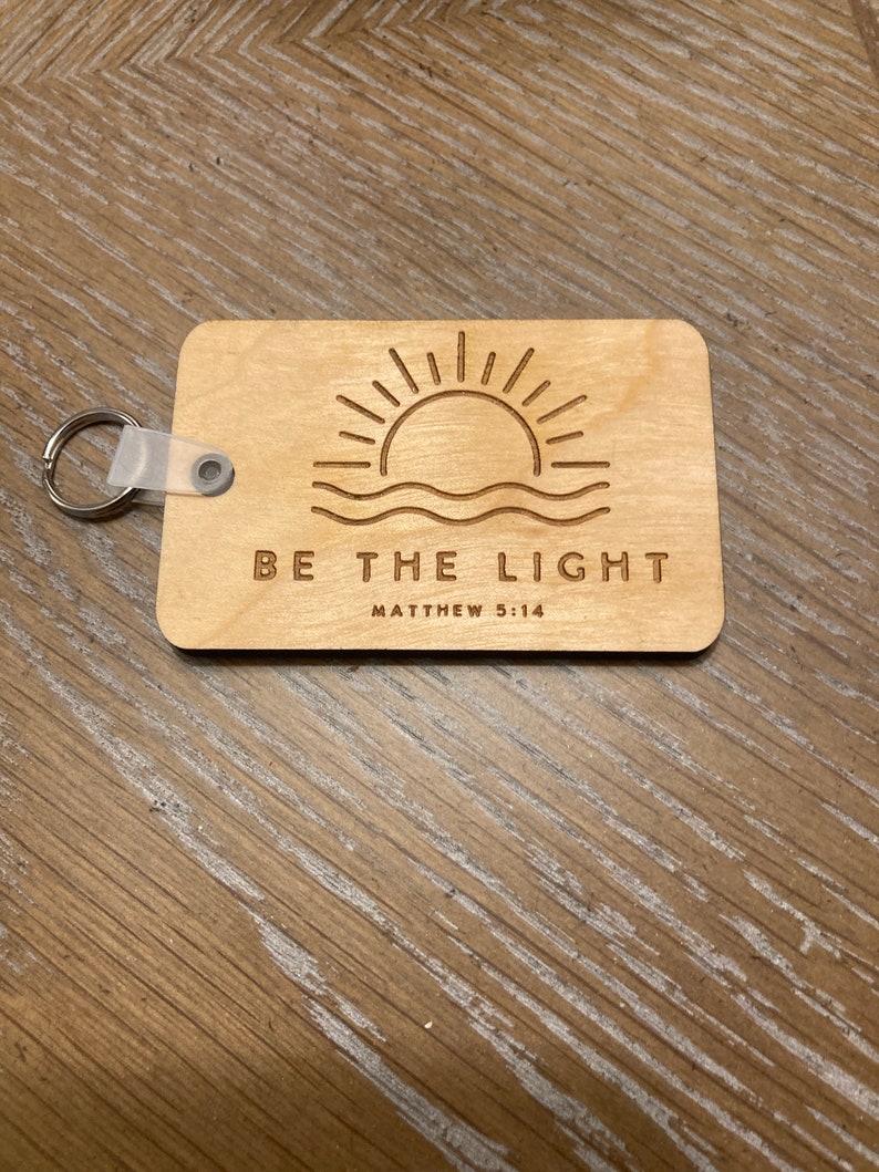 Bible Verses Laser-engraved Wood Christian Keychain - Etsy