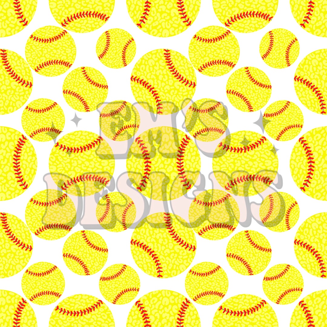 Leopard Softball Seamless File - Etsy
