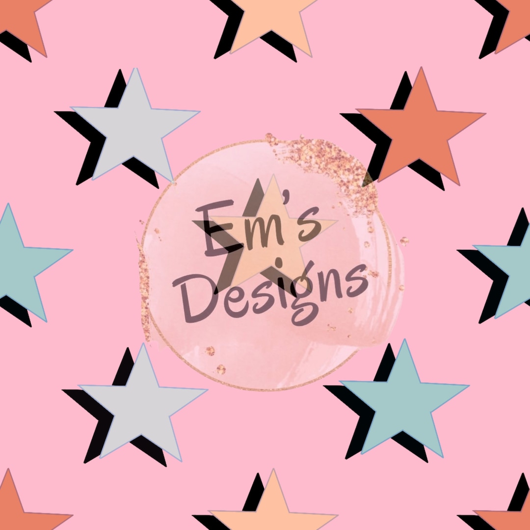 Retro Stars Seamless Designs - Etsy