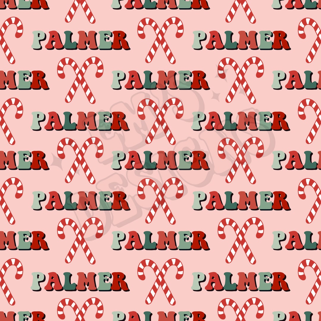 Custom Christmas Candy Cane Name File - Etsy