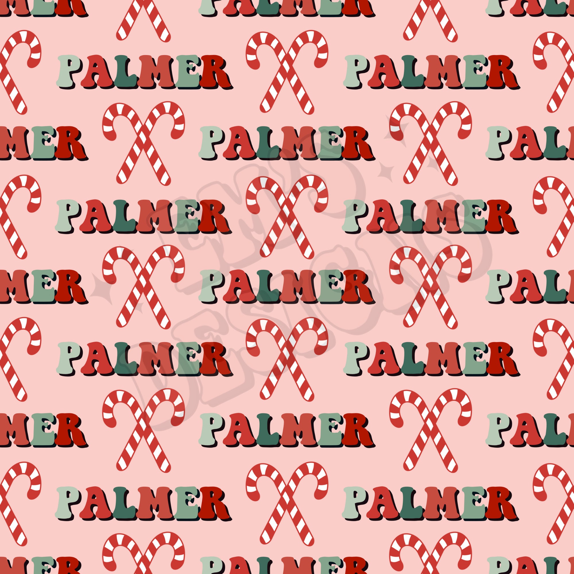 Custom Christmas Candy Cane Name File - Etsy